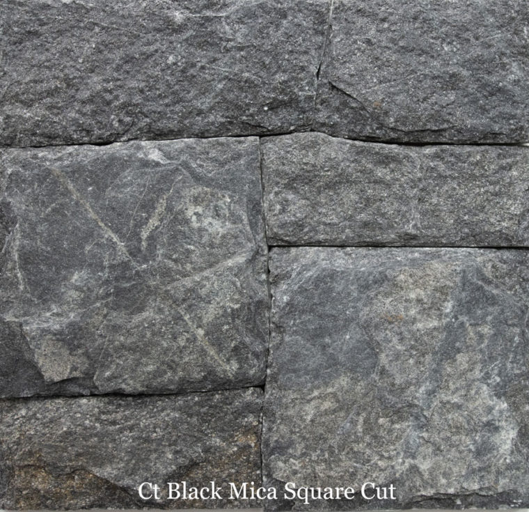 CT Black Mica ThinStone | Natural Stone Veneer, Wall Stone, Flagging