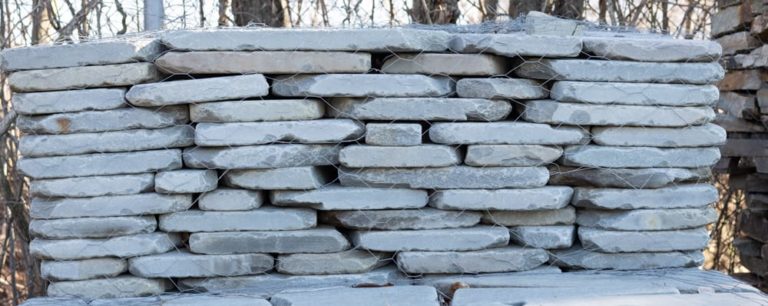 Bluestone Tumbled Pavers | Top Semi-Square Flagging Stones
