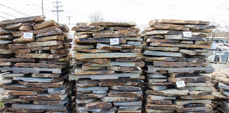 Ponderosa Variegated Flagging Stones | Natural Cleft Stones CT